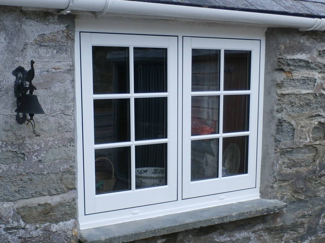 Bespoke Upvc windows Cornwall - flush sash a-rated